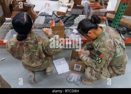 Soldiers from the Supply Support Activity, 602nd Aviation Support ...