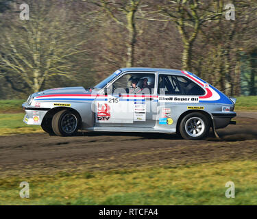 Vauxhall Chevette HSR classic rally car at the Shetland Classic Car ...