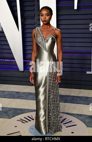 Kiki Layne attending the Vanity Fair Oscar Party held at the Wallis ...