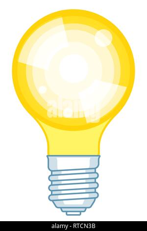 Illustration of the abstract light bulb Stock Vector Image & Art - Alamy