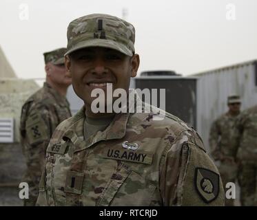 1st Lt. Allan Reyes, Special Troops Battalion, 300th Sustainment ...