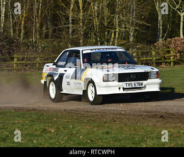 Gary Bulley, Paul Kynaston, Opel Ascona 400, Race Retro, Rally stage ...