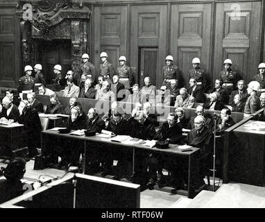NUREMBERG TRIALS GOERING, DONITZ, HESS, Vintage Post WW2 -World War II ...