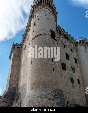 The Tarascon castle is an example of medieval defensive construction ...