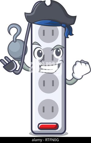 Pirate power socket in the character shape Stock Vector Image & Art - Alamy