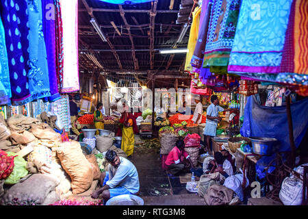 Fish Market, Goubert Market, Pondicherry, Puducherry, Tamil Nadu, India ...
