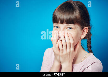 Embarrassed Young Girl Stock Photo: 2780136 - Alamy