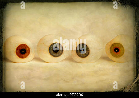 Artificial eyeballs, cut out Stock Photo - Alamy
