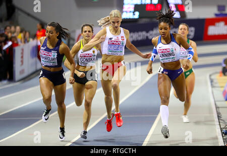 Britain's Amber Anning competes in the women's 400 meters heat at the ...