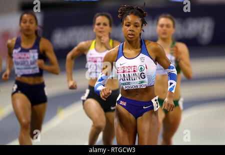 Britain's Amber Anning competes in the women's 400 meters heat at the ...