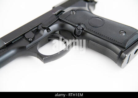 asg gun isolated on white background Stock Photo - Alamy