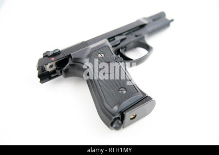 asg gun isolated on white background Stock Photo - Alamy