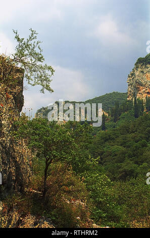 Loúsios Gorge, Arcadia, Peleponnese, Greece Stock Photo - Alamy