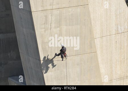 Mohammed VI Bridge in Rabat Morocco by night Stock Photo - Alamy