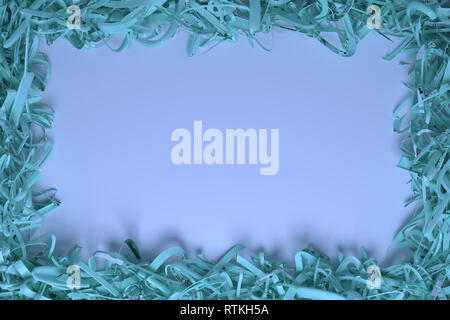 Virtual paper frame, string backdrop, CGI composition. For web page ...