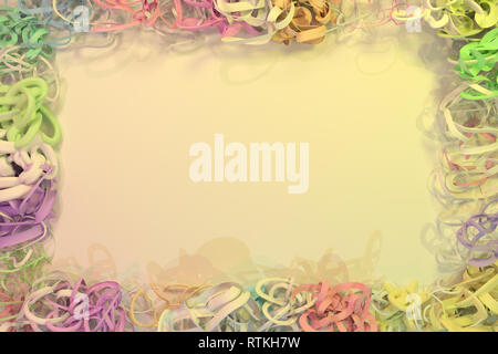 Abstract virtual paper frame string backdrop, CGI composition, for web ...