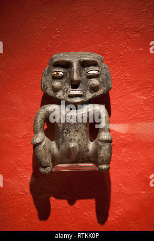 Aztec sculptures found on display at the Museum of Tenochtitlan near ...