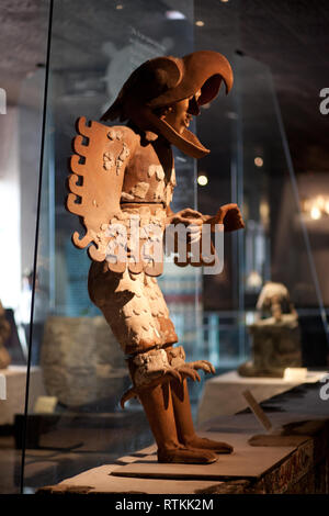 Aztec sculptures found on display at the Museum of Tenochtitlan near ...