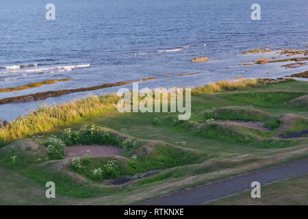 St Monans Salt Pans, Overgrown Historic Relic. Fife, Scotland, UK Stock ...