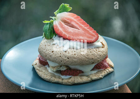 Strawberry meringue cake - BIPHOTO STUDIO, Budapest Hungary Stock Photo ...