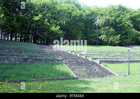 Amphitheater on St. Anna Mount. Old german (nazi) amphitheater in ...