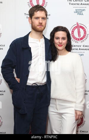 Kyle Soller and Phoebe Fox at The Critics' Circle Theatre Awards at the ...