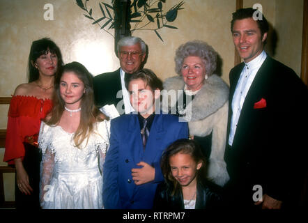 (l-r) Greg Evigan, Pamela Serpe, Vanessa Lee Evigan, Briana Evigan and ...