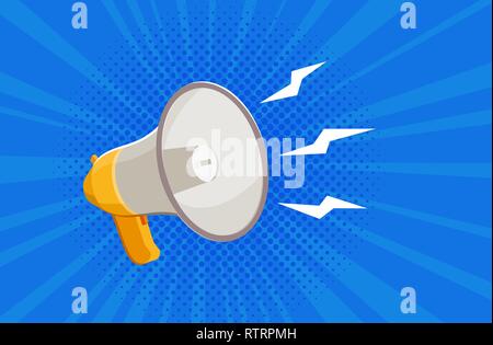 megaphone device audio Stock Vector Image & Art - Alamy