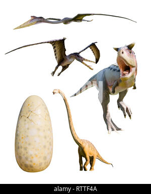 Big model of prehistoric flying dinosaur Pteranodon in nature ...