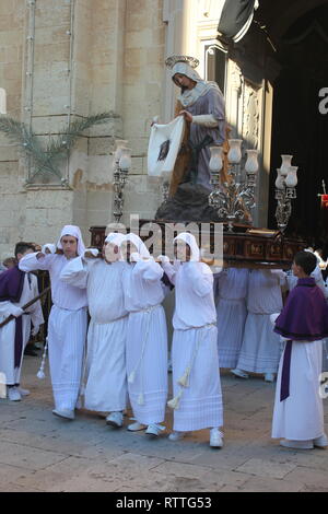 Good Friday Procession at Zejtun on the Island of Malta: 5.Statue ...
