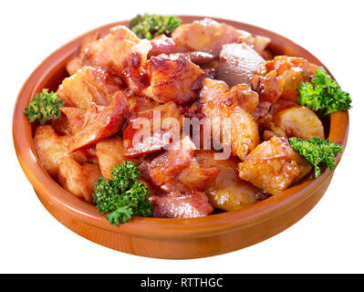 Stewed chopped pork snouts (Morro de cerdo Stock Photo - Alamy