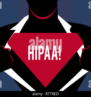 Conceptual hand writing showing Hipaa. Concept meaning Acronym stands ...