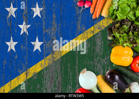 Solomon Islands food concept. Fresh fruits from traditional gardens ...