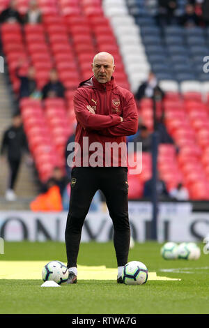 Arsenal coach Steve Bould during the pre-season friendly match at The ...