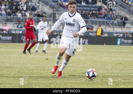 Philadelphia Union's Kai Wagner in action during an MLS soccer match ...