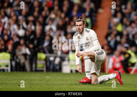 Gareth Bale of Real Madrid looks dejected during the UEFA Champions ...