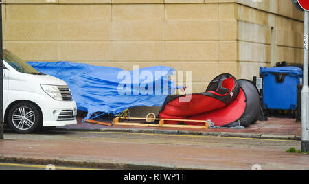 Homeless tents on Brighton seafront England UK Stock Photo - Alamy