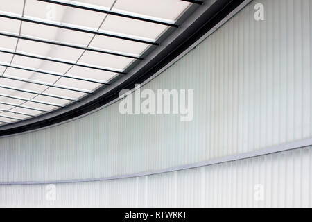 Curved Skylight Glass Roof or Ceiling of Dome with Geometric Structure ...