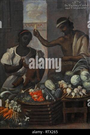 Spanish school. New Spain castes. Casta de nueva españa. 1777. Oil on ...