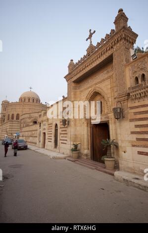 The Hanging Church in Cairo, Egypt. Saint Virgin Mary's Coptic Orthodox ...