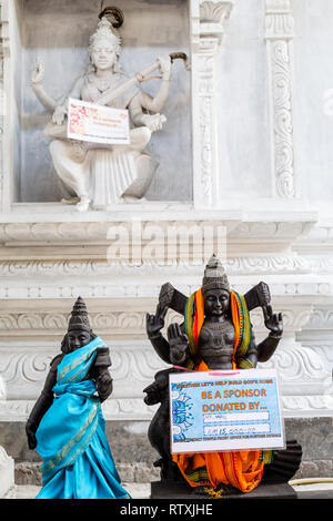 Hindu Deity, Sri Maha Muneswarar Temple, Kuala Lumpur, Malaysia Stock ...