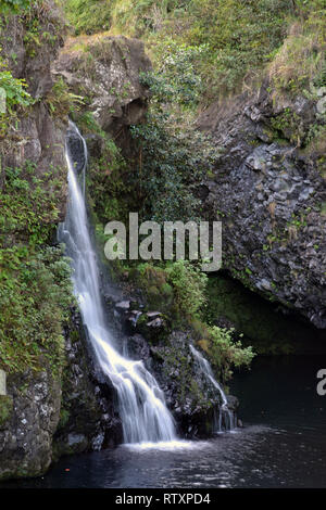 Hanawi Falls On The Road to Hana, Maui, Hawaii, USA Stock Photo - Alamy