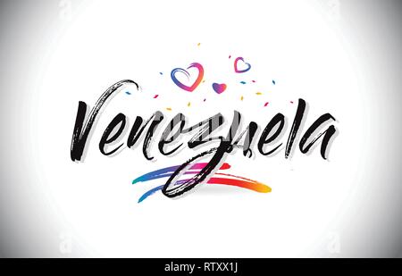 Venezuela country typography word text suitable for logo icon design ...