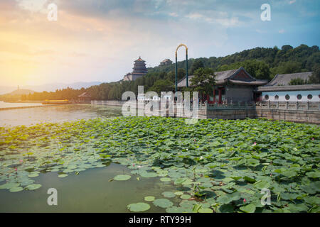 Summer Imperial Palace on the outskirts of Beijing. China Stock Photo ...