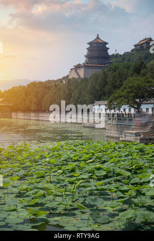 Summer Imperial Palace on the outskirts of Beijing. China Stock Photo ...