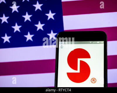 Stepan Company logo seen displayed on smart phone Stock Photo - Alamy