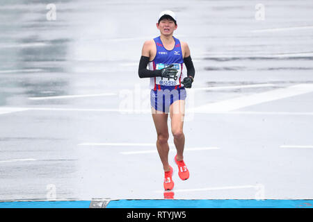 Tokyo, Japan. 3rd Mar, 2019. ? Kensuke Horio (JPN) Marathon : Tokyo ...