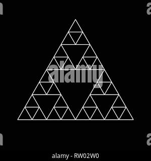 Sacred geometry triangle based symbol and elements. Alchemy, religion ...