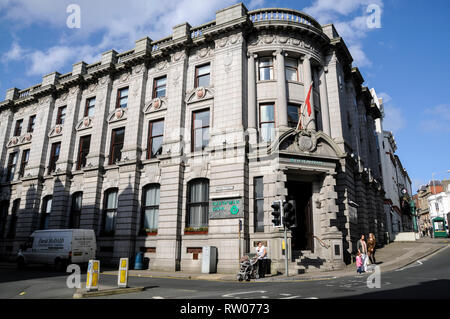 Isle of Man main bank in Douglas,Isle of Man, Britain. The Isle of Man ...