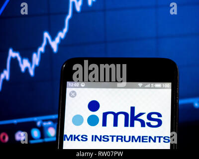 MKS Instruments, Inc. logo seen displayed on smart phone Stock Photo ...